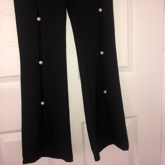 Pants & Jumpsuits | Sample Sale Petite Black Pants With Cutouts | Poshmark